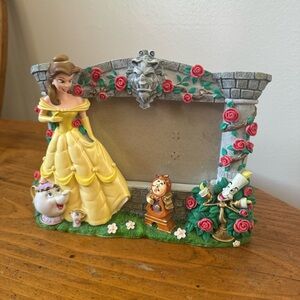 Disney | Accents | Vintage Disney Belle Rare Picture Frame Cogsworth ...